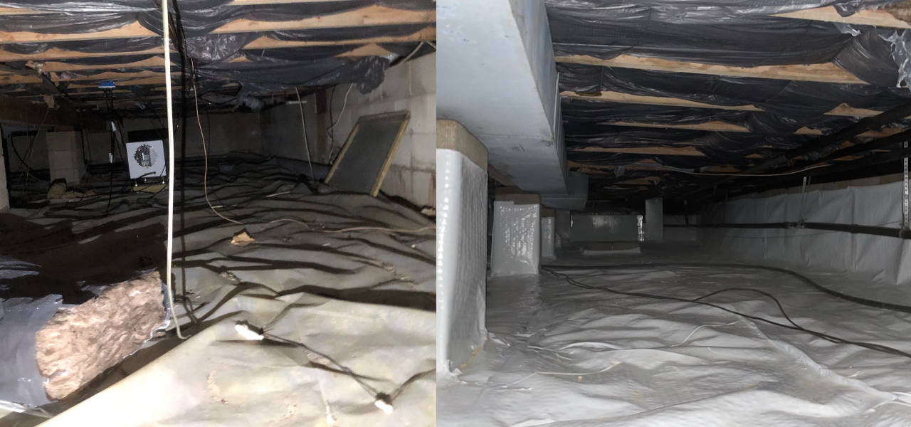 Crawl Space Transformations in Lacey & Brick - Jersey Shore Crawlspace