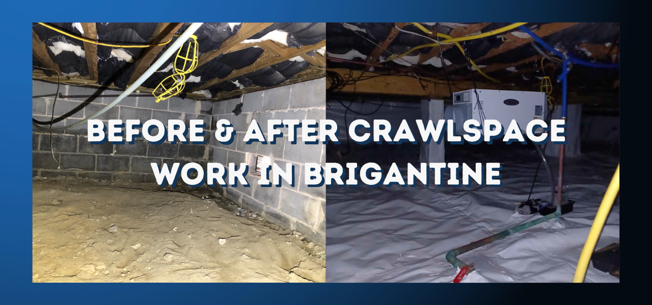 Before & After Crawlspace Work - Brigantine, New Jersey